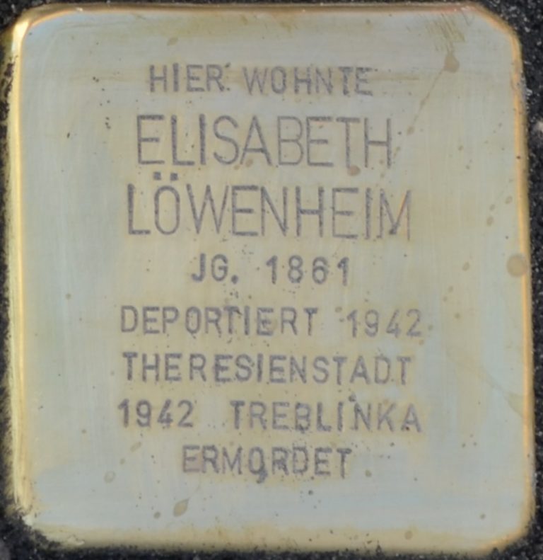 Löwenheim, Elisabeth – Stolpersteine in Falkensee und Umgebung